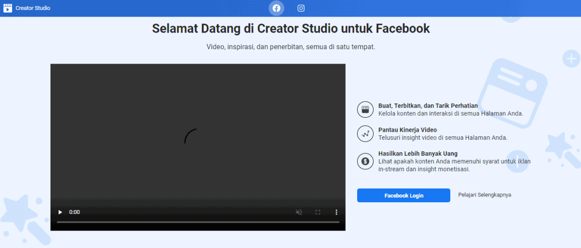 Tutorial lengkap menggunakan Facebook Creator Studio