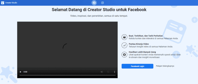 Tutorial lengkap menggunakan Facebook Creator Studio