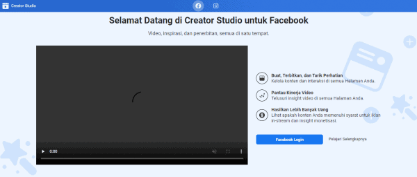 Tutorial lengkap menggunakan Facebook Creator Studio